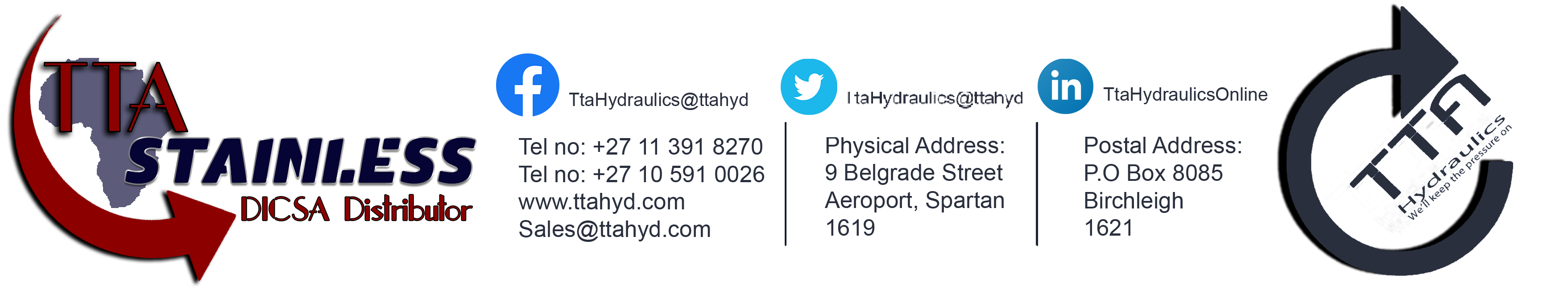 Hydraulic Product Range | TTA Hydraulics